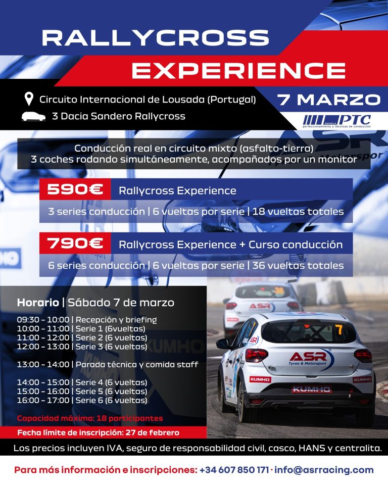 ASR Tyres leva Rallycross Experience ao Circuito Internacional da ...